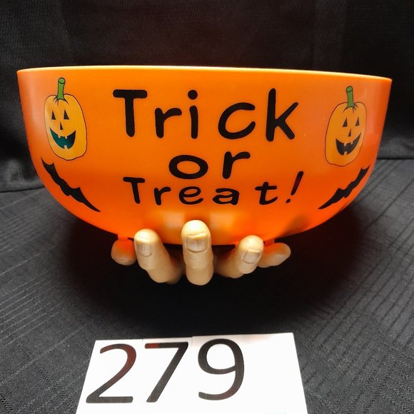 Holiday | Vintage Gemmy 3rd Hand Halloween Candy Bowl With Glove ...